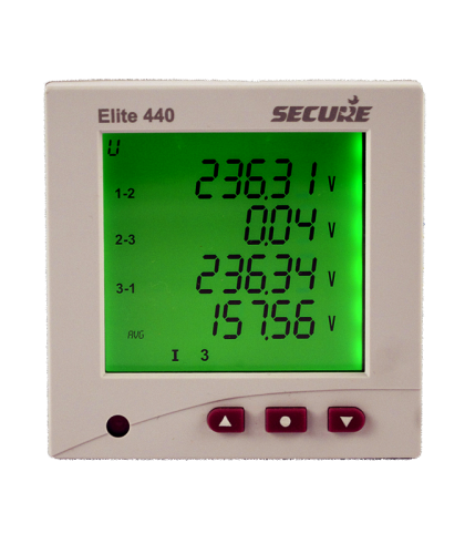 Secure Meters Elite 440 Digital Panel Meter, LCD Display, 96 x 96 mm ...