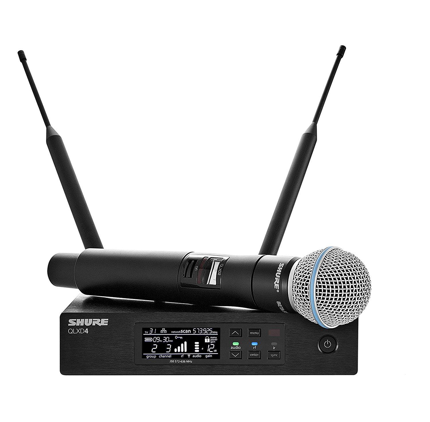 Shure Hand Wireless Microphone (QLXD24/B58) in Delhi at ₹ 1.08 L - ₹ 1. ...