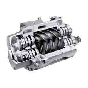 Single Phase Cast Iron Oil Free Screw Compressor 440 Volts in ...