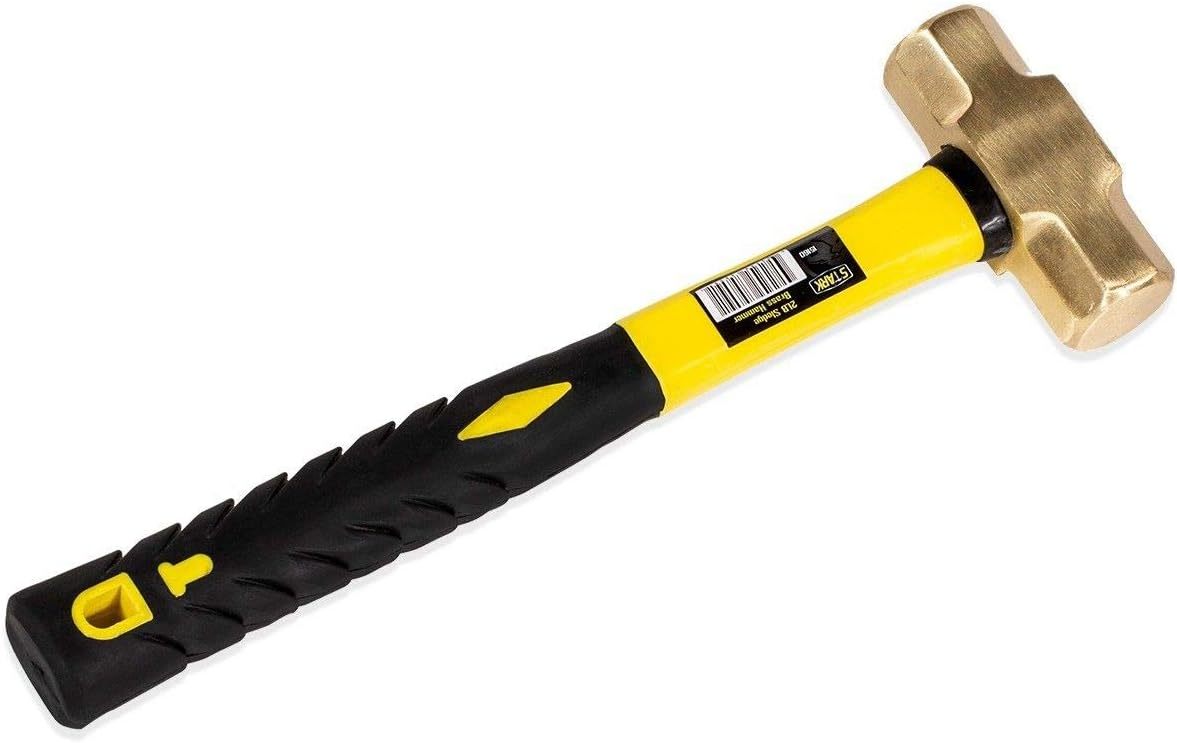 Sledge Hammer 2lbs Brass Head Fiber Glass With Comfortable Handle in ...