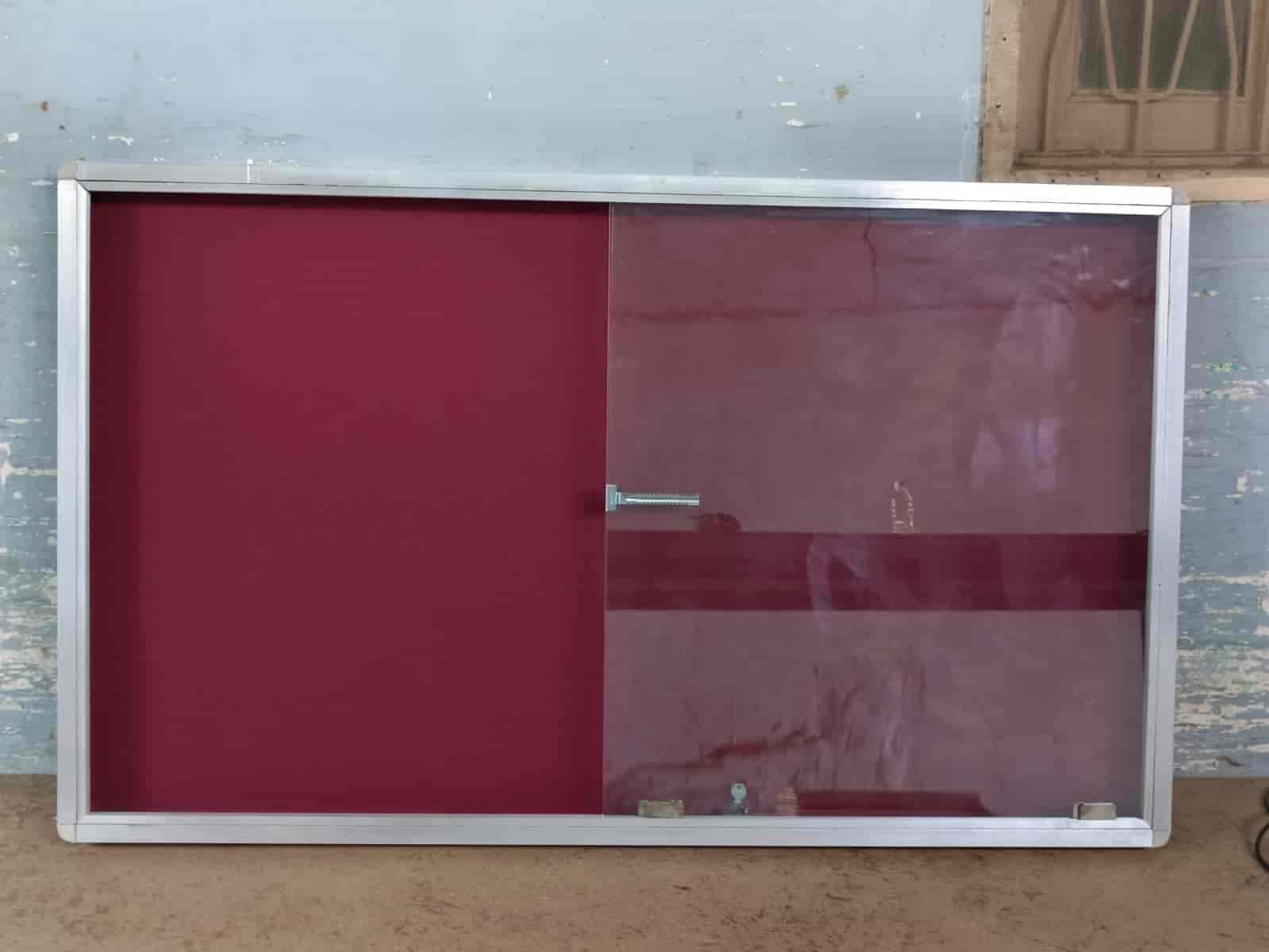 Sliding glass door notice board in Hyderabad at ₹ 350 / Sq.ft by Shine ...