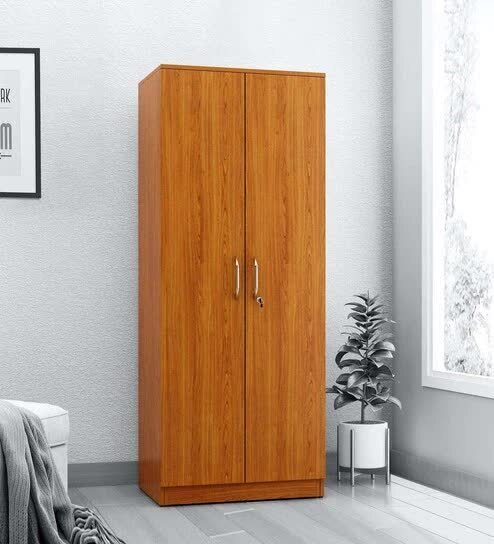 Solid wood 2 door wardrobe store