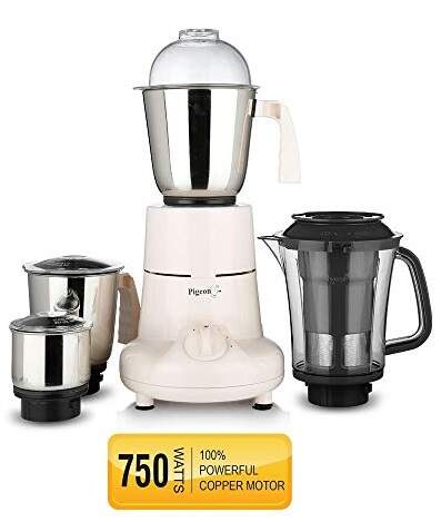 Pigeon by Stovekraft Splendour Juicer Mixer Grinder JX 750 Watt in Coimbatore at 4 874 5 025 by Sakthi Metal Mart Justdial