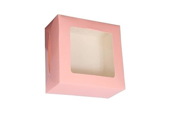 Square Paper Sweet Box Pink 10 Inch in Surat at ₹ 7 - ₹ 15 / Pc by ...