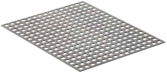 Stainless Steel Square Hole Perforated Sheet in Delhi at ₹ 37 - ₹ 44 ...