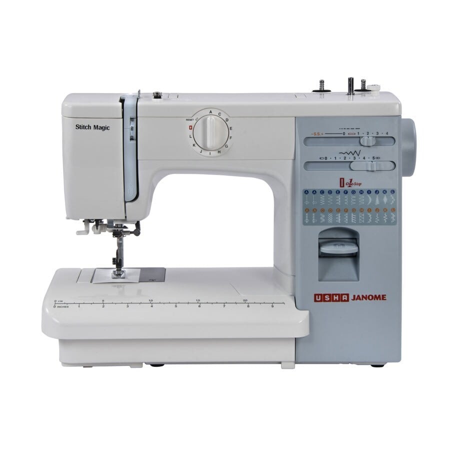 USHA Stitch Magic Electronic Sewing Machine (White, Aluminium) in ...