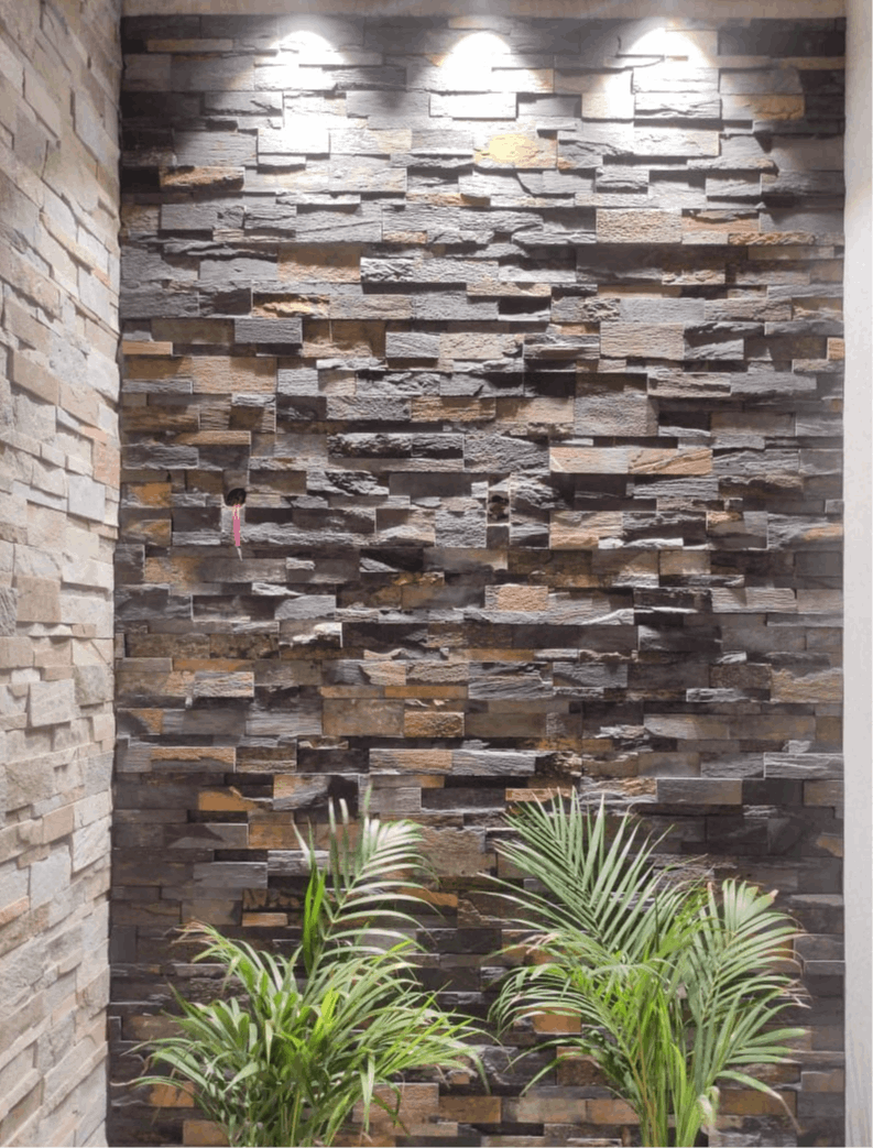 Stone Wall Cladding, For Exterior in Delhi at ₹ 135 / Sq.ft by RG Tiles ...