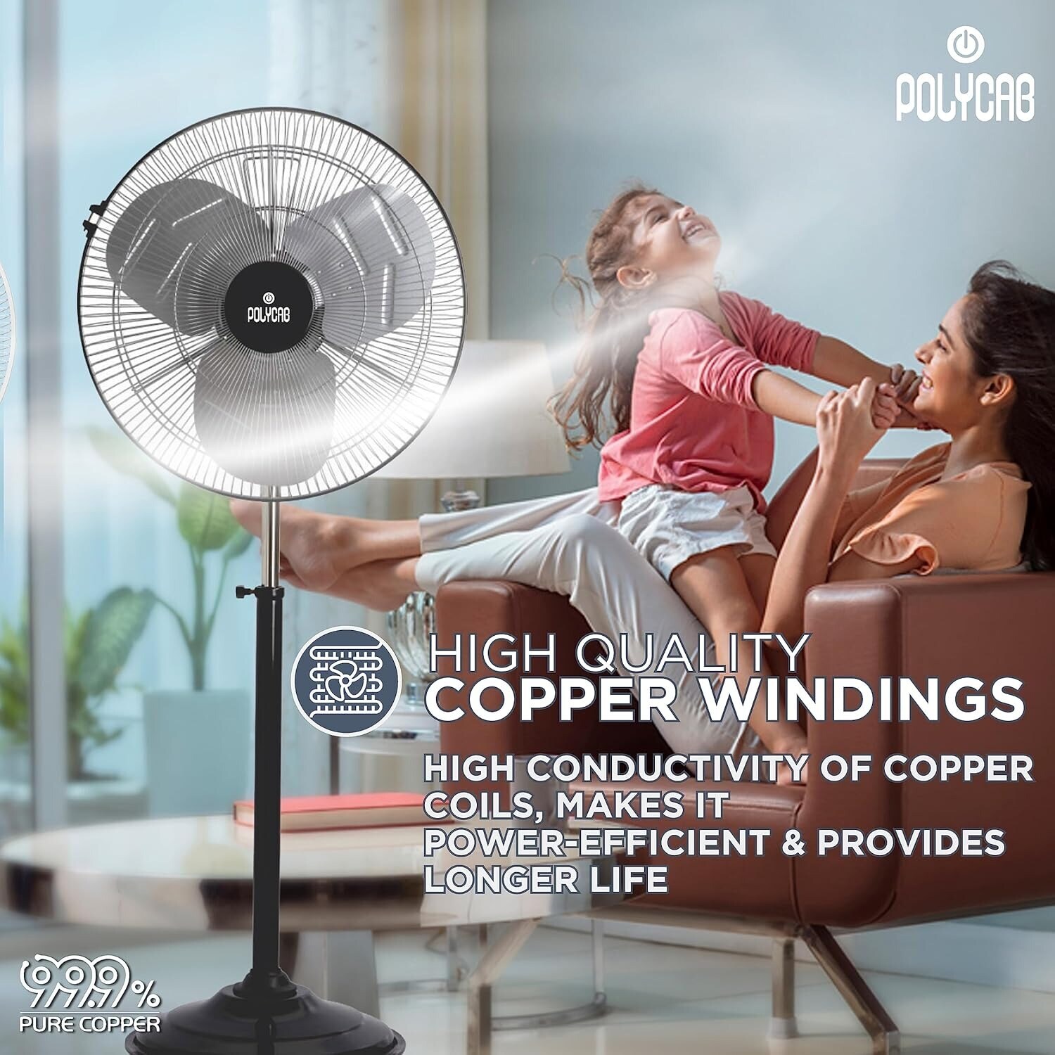 Buy POLYCAB Sunami Farrata 500 mm Pedestal Fan Online Best Price POLYCAB Sunami Farrata 500 mm Pedestal Fan Justdial Shop Online