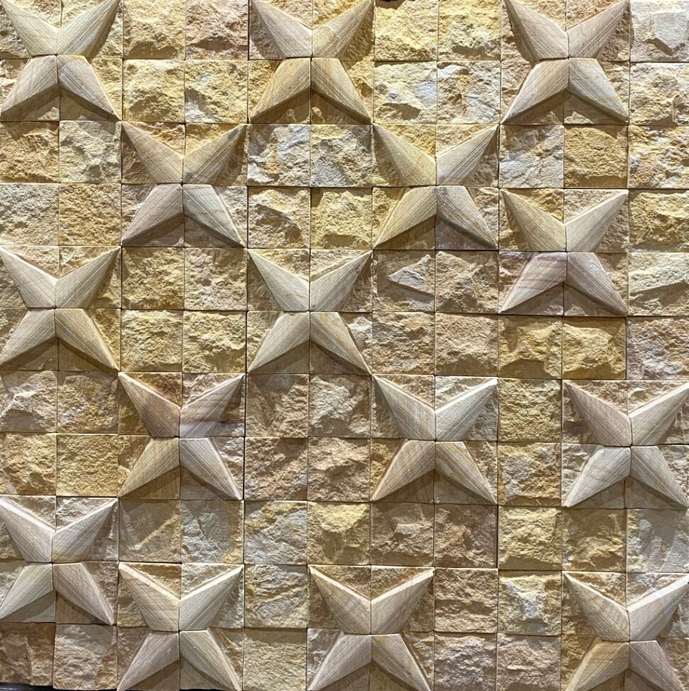 Teak Star Natural Stone Mosaic in Thiruvananthapuram at ₹ 150 / Sq.ft ...