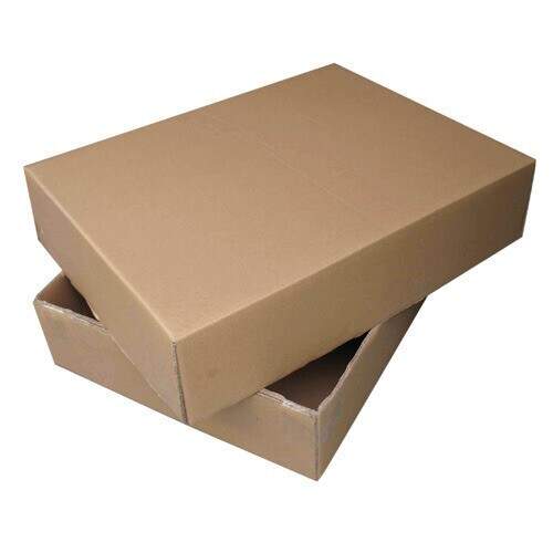 Corrugated Cardboard Adjustable Telescopic Plain Storage and Shipping ...