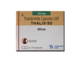 Thalix Thalidomide Capsules 50mg in Delhi at ₹ 14 - ₹ 128 / Tblt by ...