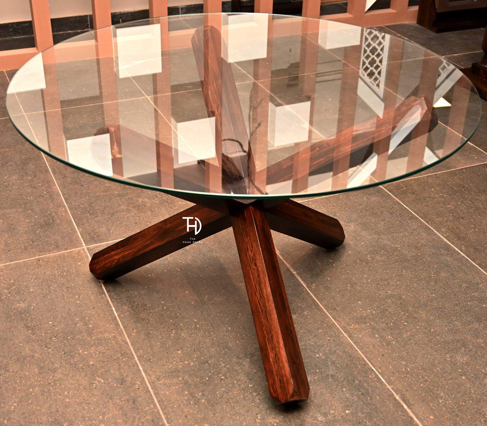 Round table glass price store