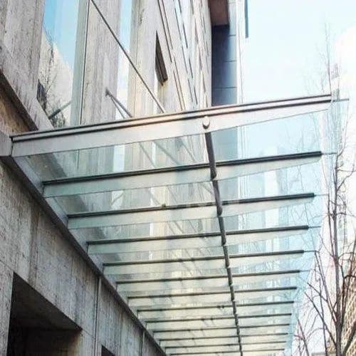 Transparent Toughened Glass Canopy For Residential in Hyderabad at ...