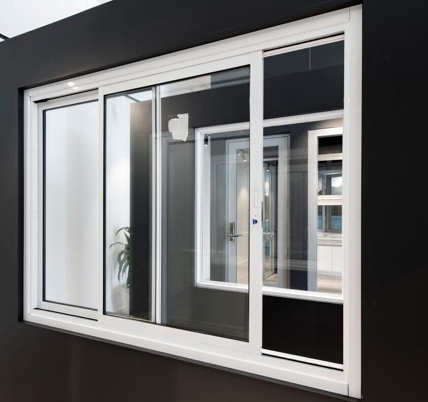 UPVC 2.5 TRACK SLIDING WITH MESH in Bangalore at ₹ 390 - ₹ 460 / Sq.ft ...
