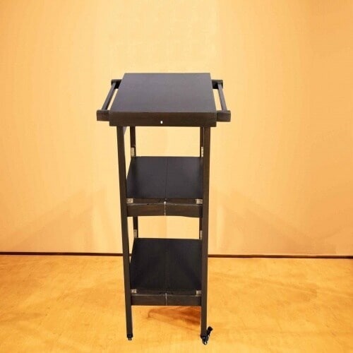 Utileco Walnut Brown Serving Trolley (Melamine) in Delhi at ₹ 16,863 ...