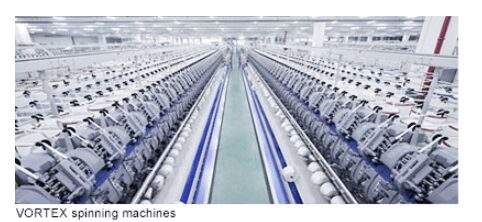 VORTEX 120-Spindle Yarn Spinning Machine, 1000 kg/hr Capacity, 1500W ...