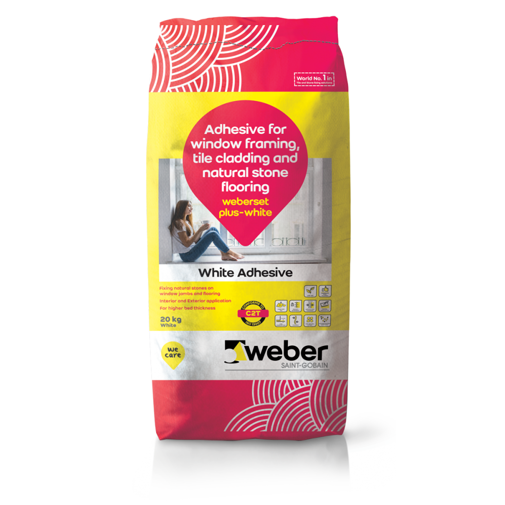 Weber Tile Adhesive Weberset Plus [White, 20 kg] in Coimbatore at best ...