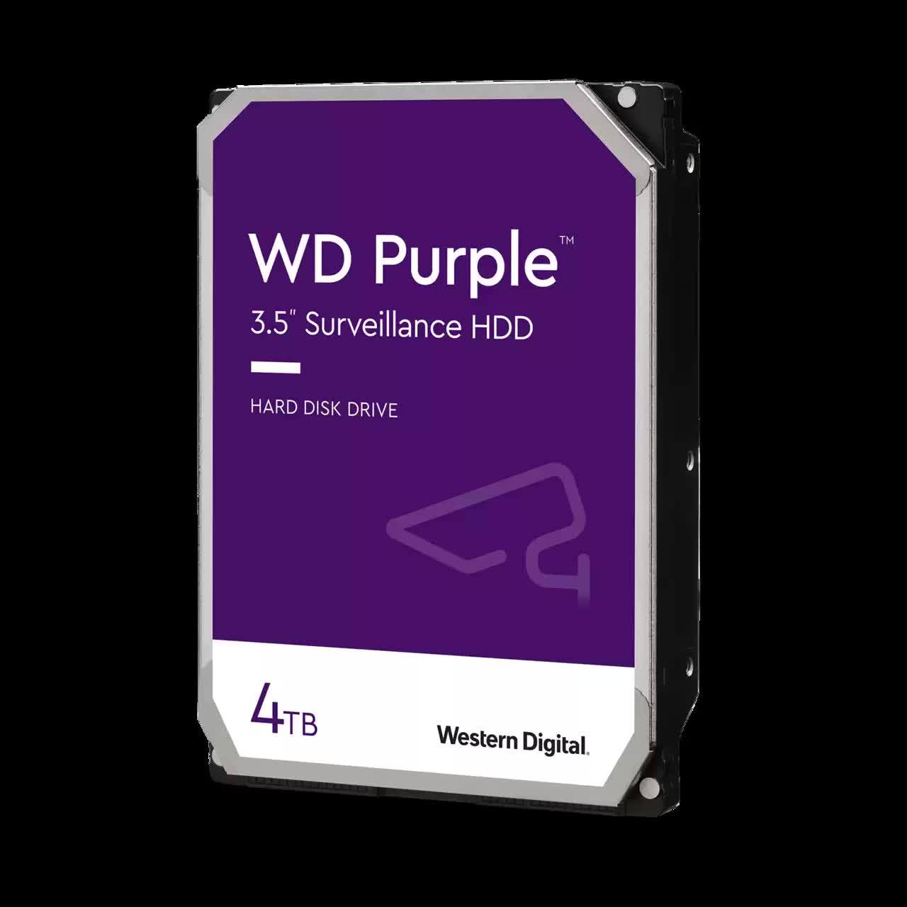 Western Digital Purple Surveillance Internal Hard Drive (4 TB, WD43PURZ ...