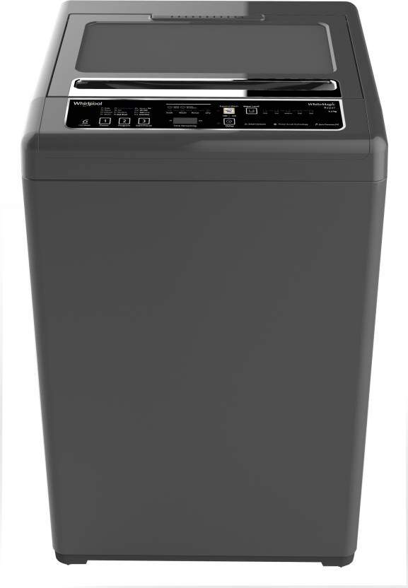 Whirlpool Shiny Grey Top Load Agipeller Wash Washing Machine in ...