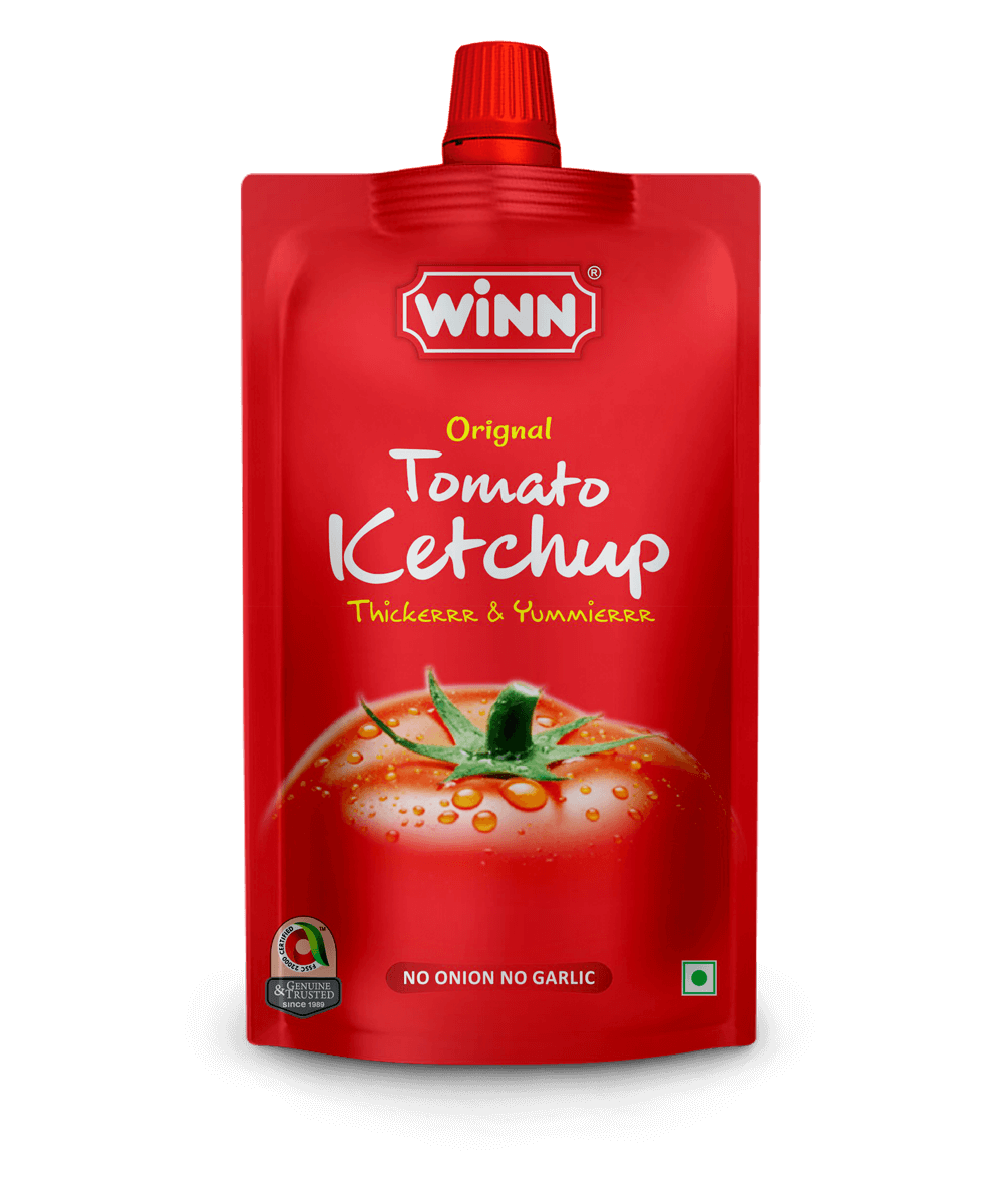 Winn Tomato Ketchup Sachet No Onion No Garlic (100g) in Pune at best ...