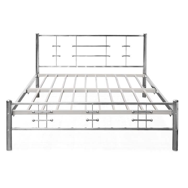 NILKAMAL Zeplin Stainless Steel Double Bed Silver in Malappuram at best price by Galaxy Furniture Factory Justdial