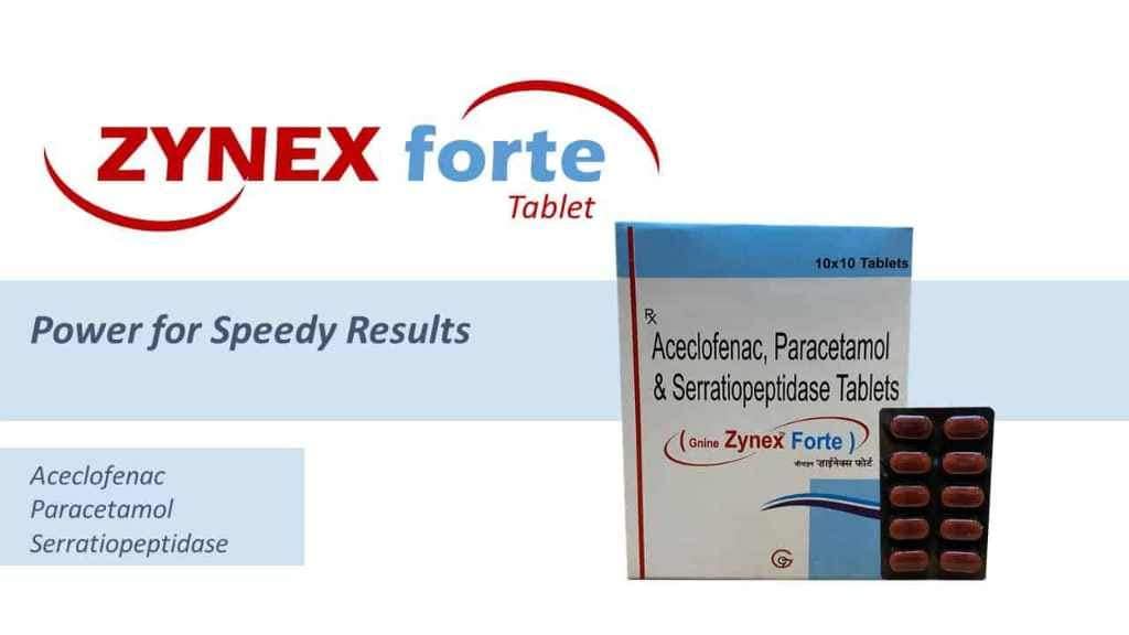 Zynex Forte Tablets for Pain relief Unisex Solid 30 Tablets in Delhi at ...