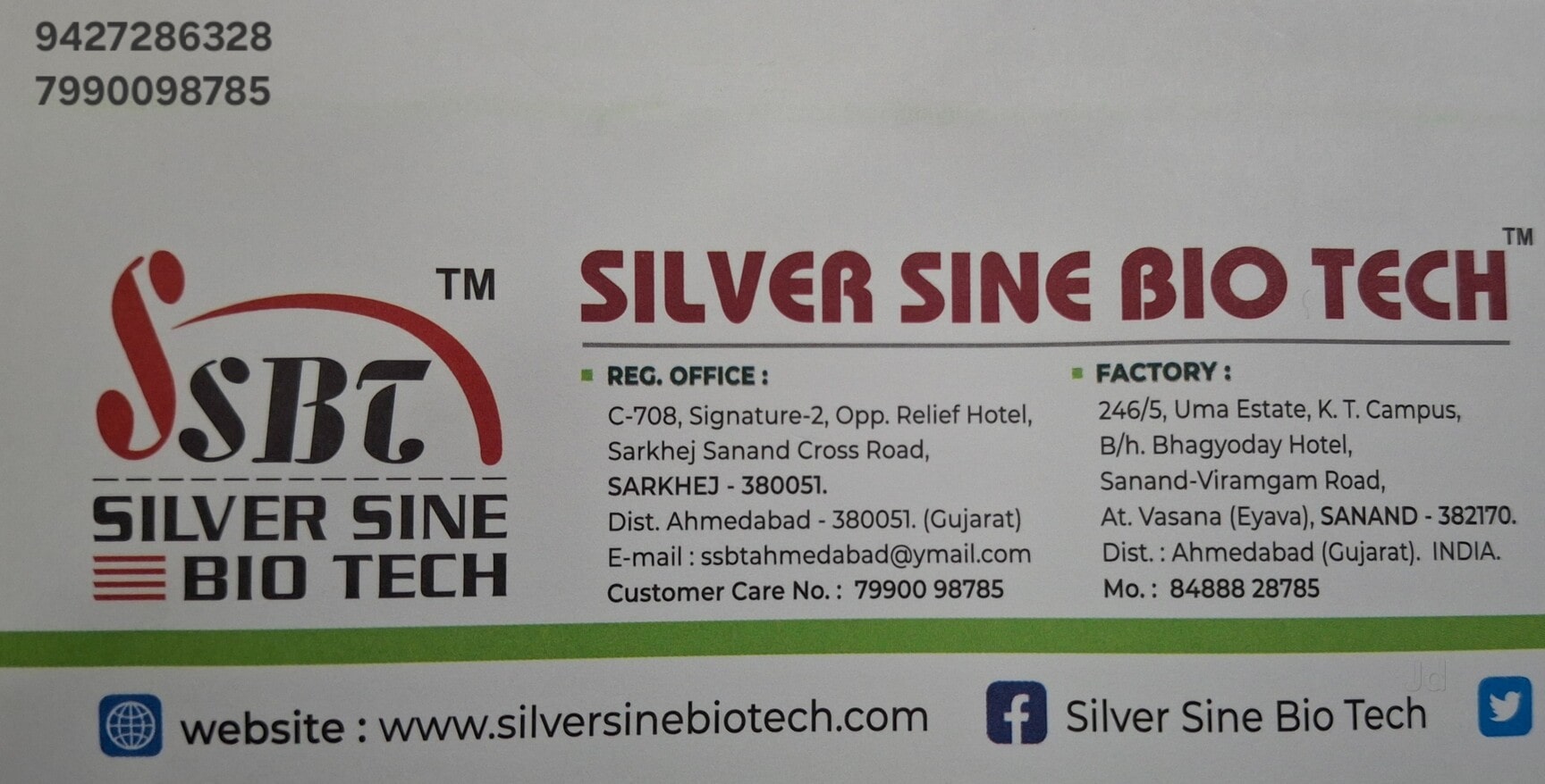 Silver Sine Bio Tech in Sarkhej, Ahmedabad - Best Plant Growth Promoter ...