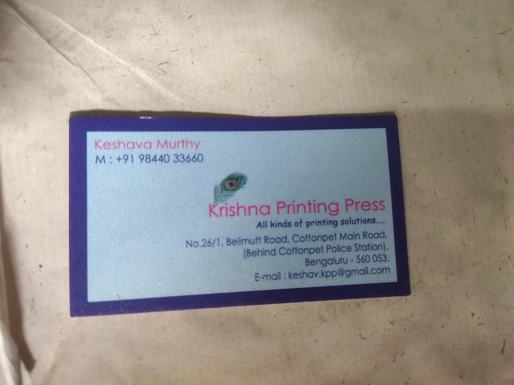 Krishna Printing Press in Cottonpet, Bangalore - Best Printing Press in ...