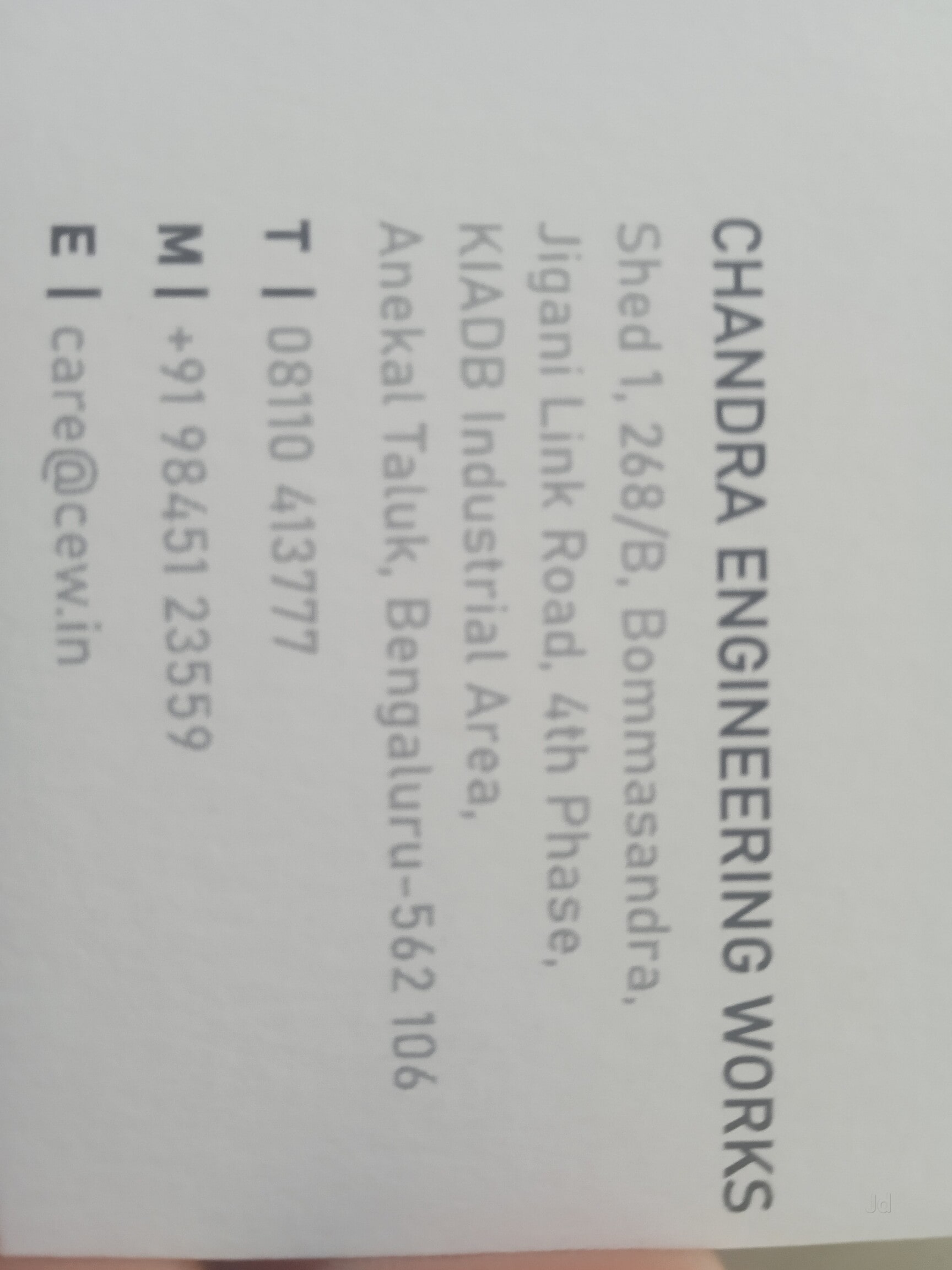 Chandra Engineering Works in Anekal, Bangalore - Best Fabricators in ...