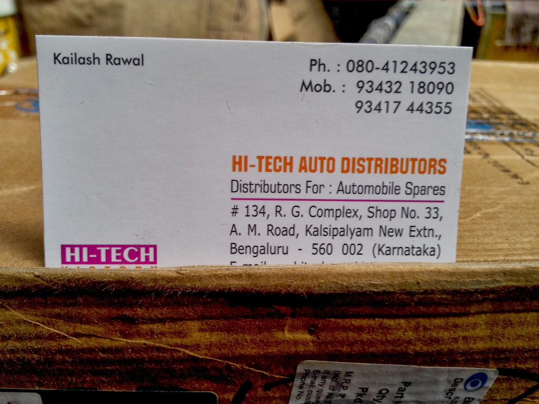 Hi Tech Auto Distributors in Kalasipalyam, Bangalore - Best Automobile ...