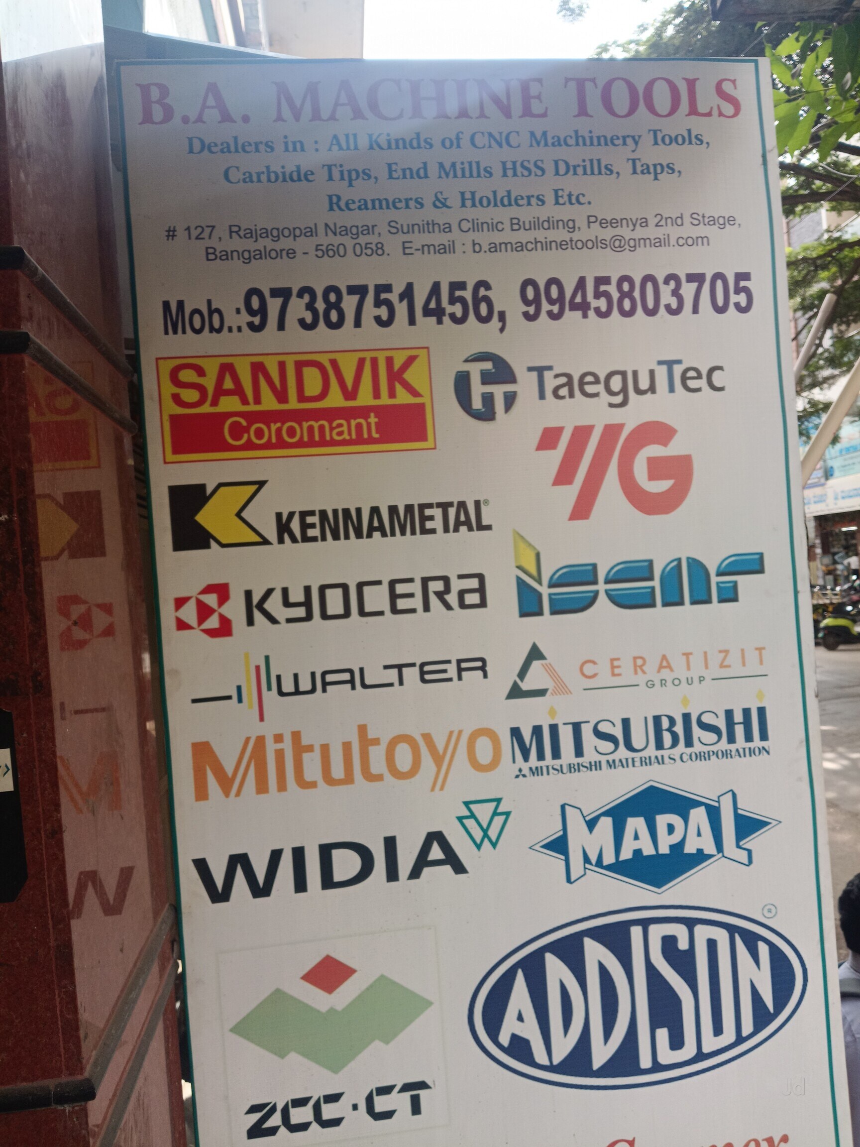 Ba Machine Tools in Laggere, Bangalore - Best Tool Dealers in Bangalore ...