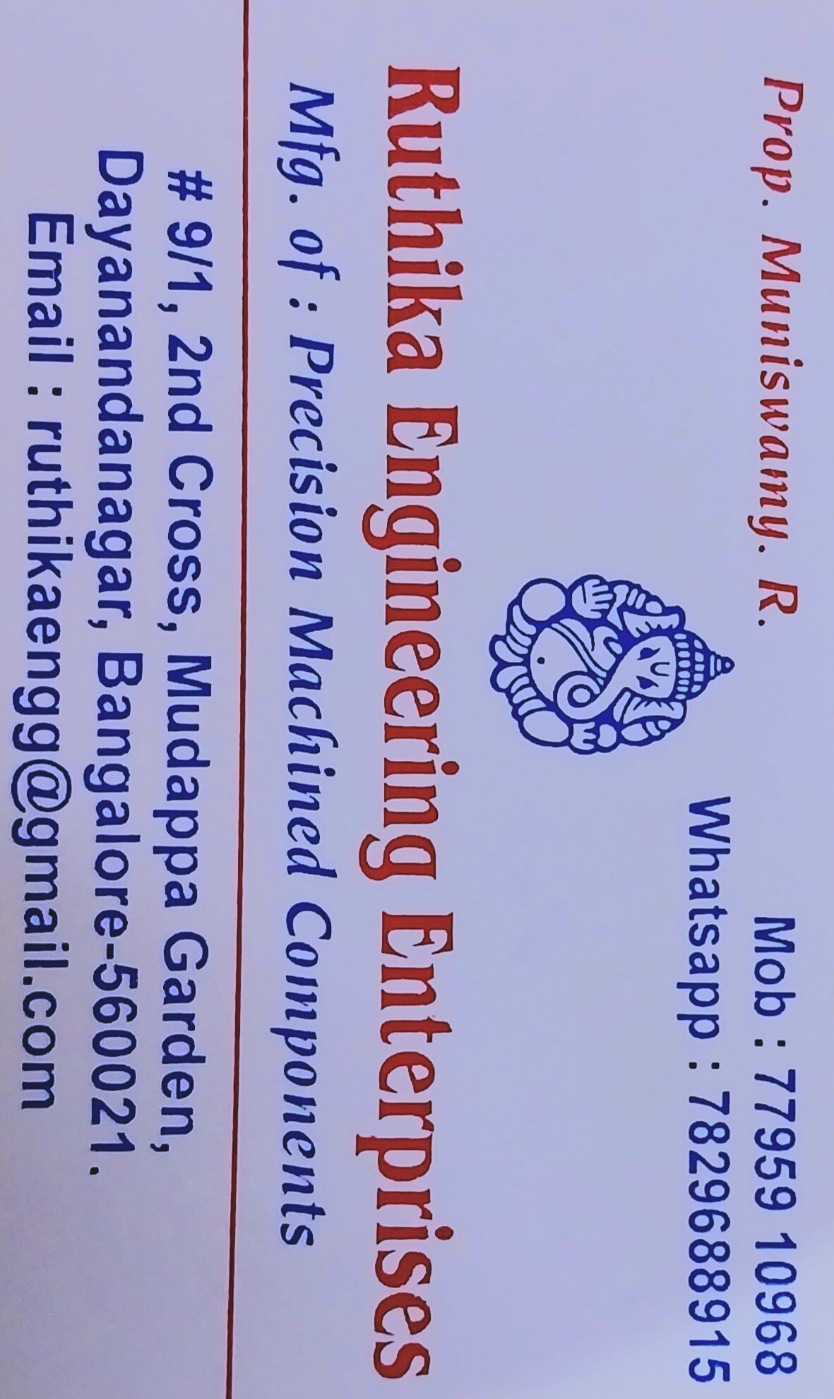 Ruthika Engineering Enterprises in Rajajinagar, Bangalore - Best ...