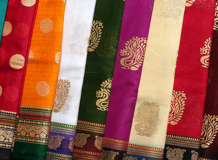 Radha Krishna Silk House in Cubbonpet, Bangalore - Best Dupioni Silk ...