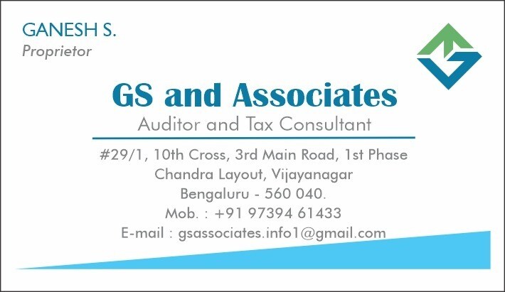 Gs Associates in Chandra Layout, Bangalore - Best Auditors in Bangalore ...
