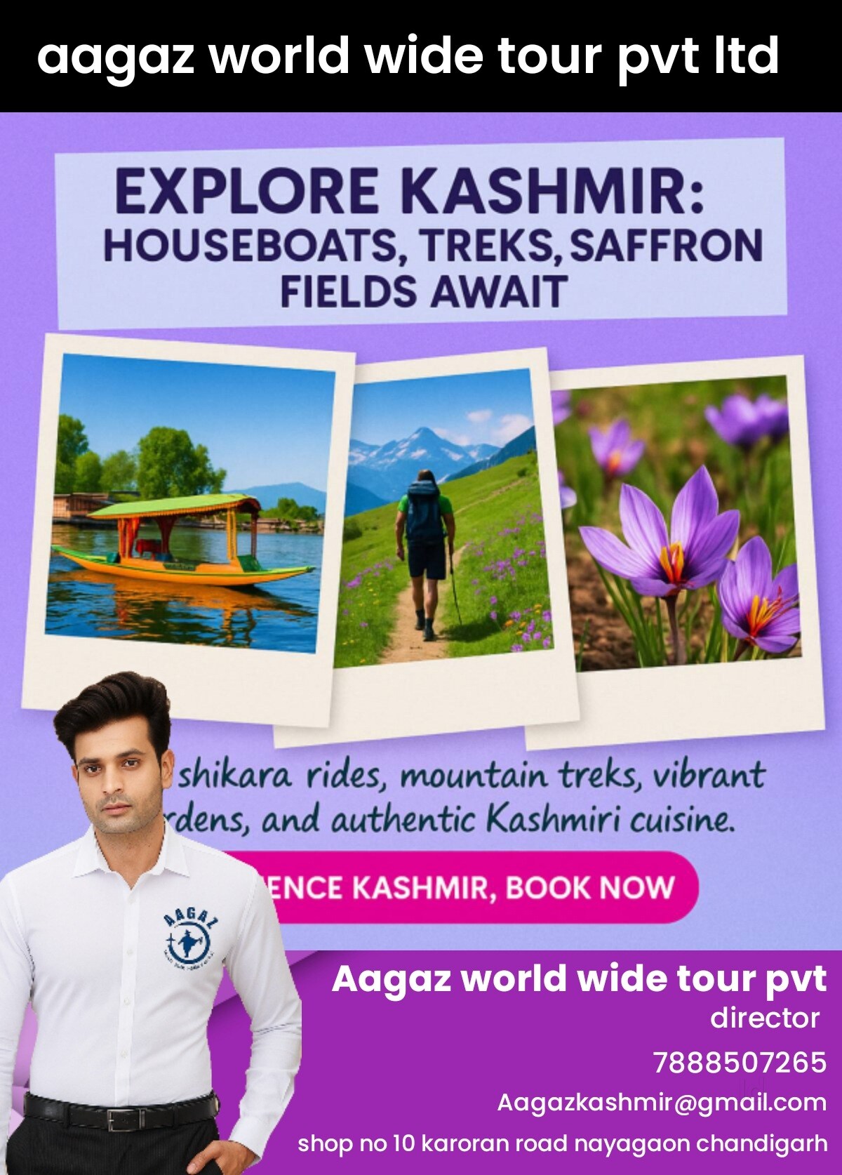 Aagaz World Wide Tour Pvt Ltd in Nayagaon,Chandigarh - Best Travel ...