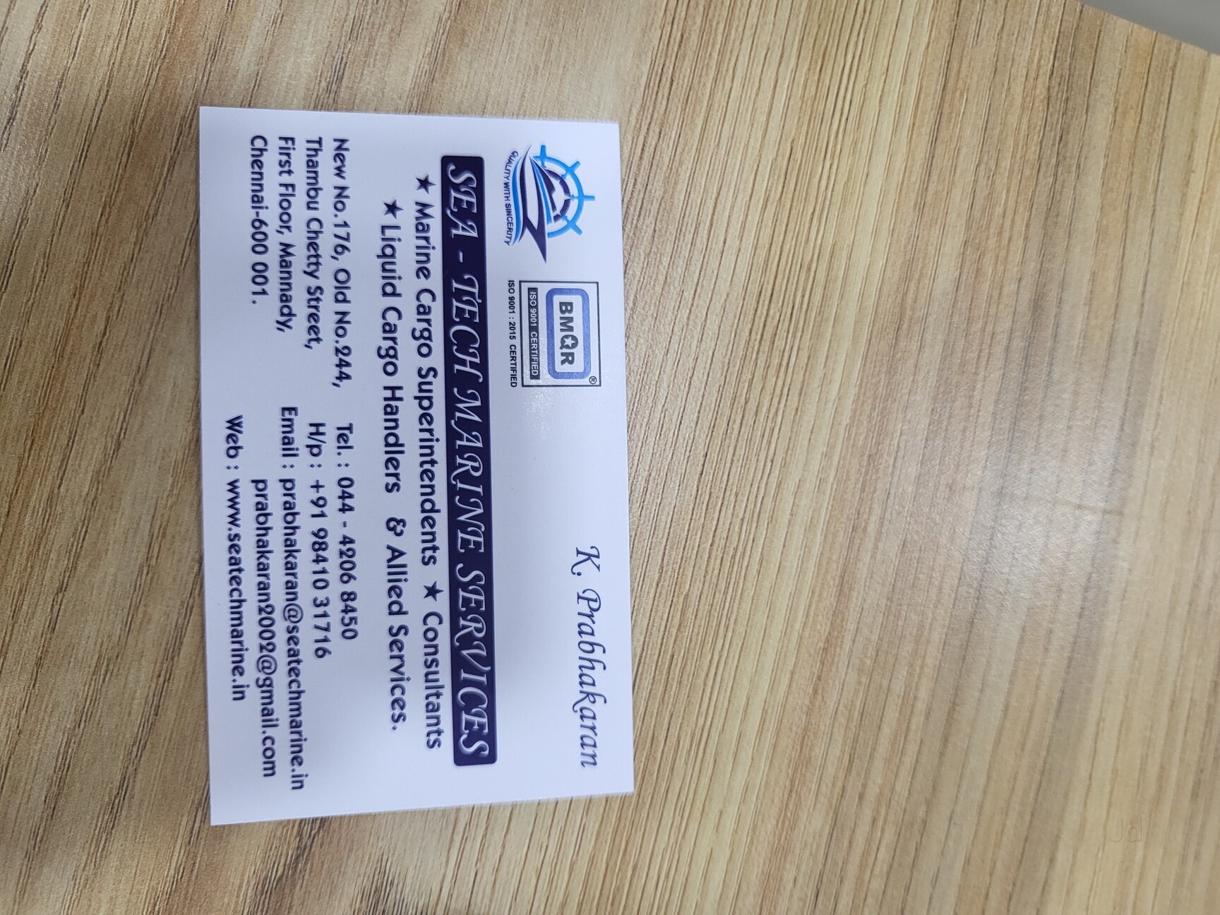 Sea Tech Marine Services in Mannady, Chennai - Best Marine Cargo ...