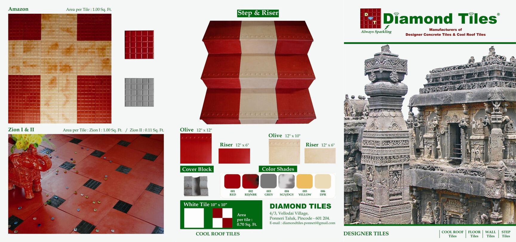 Diamond Tiles Manufactures in Ponneri, Chennai - Best Designer Tile ...