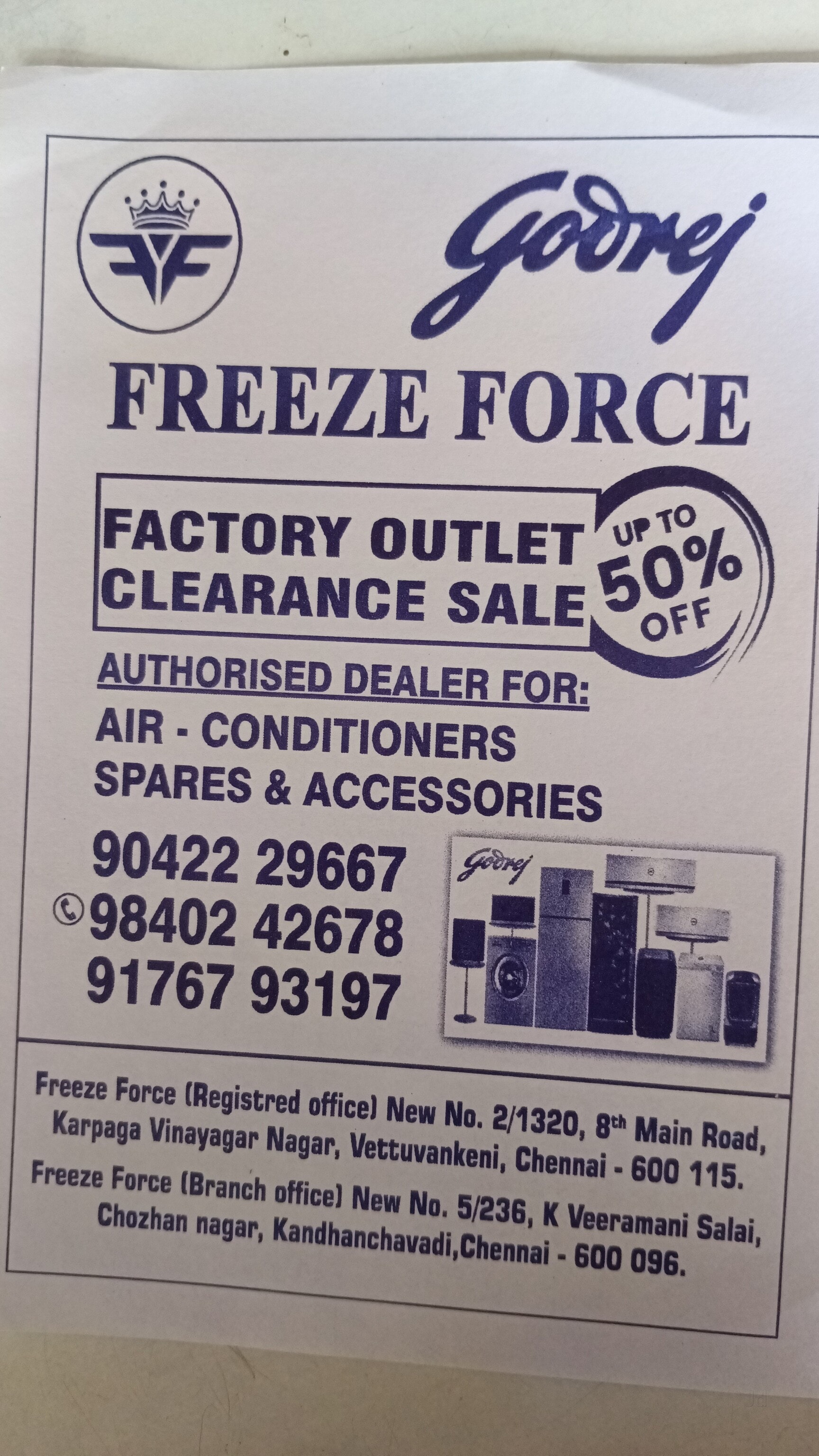 Freeze Force in Kandanchavadi, Chennai - Best AC Part Dealers in ...