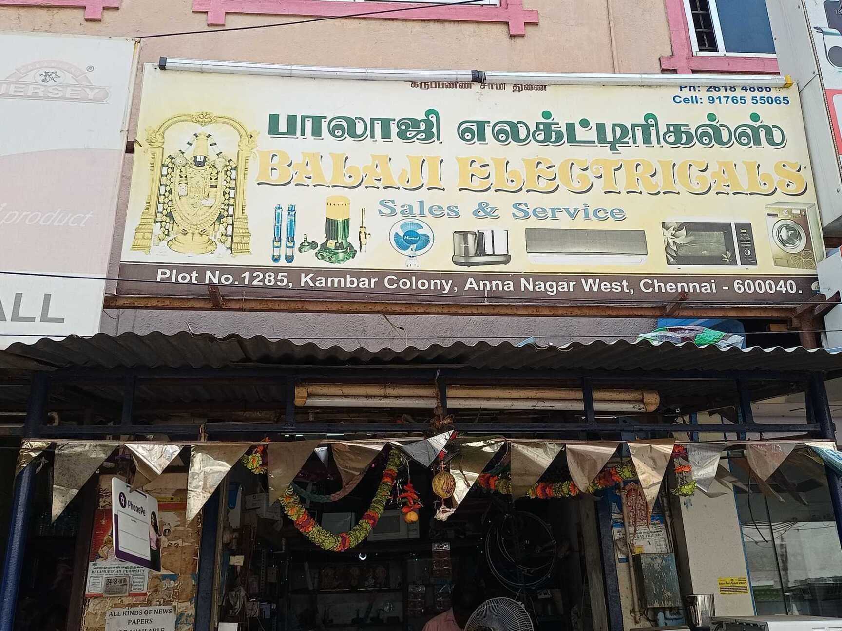 Balaji Electricals in Anna Nagar, Chennai - Best Electrical Goods ...