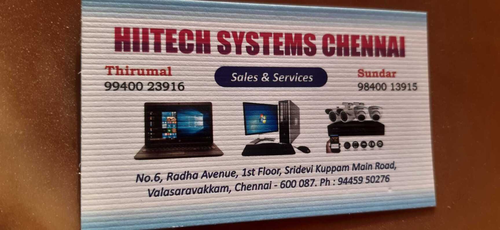 Hii Tech Systems in Valasaravakkam, Chennai - Best Computer Dealers in ...