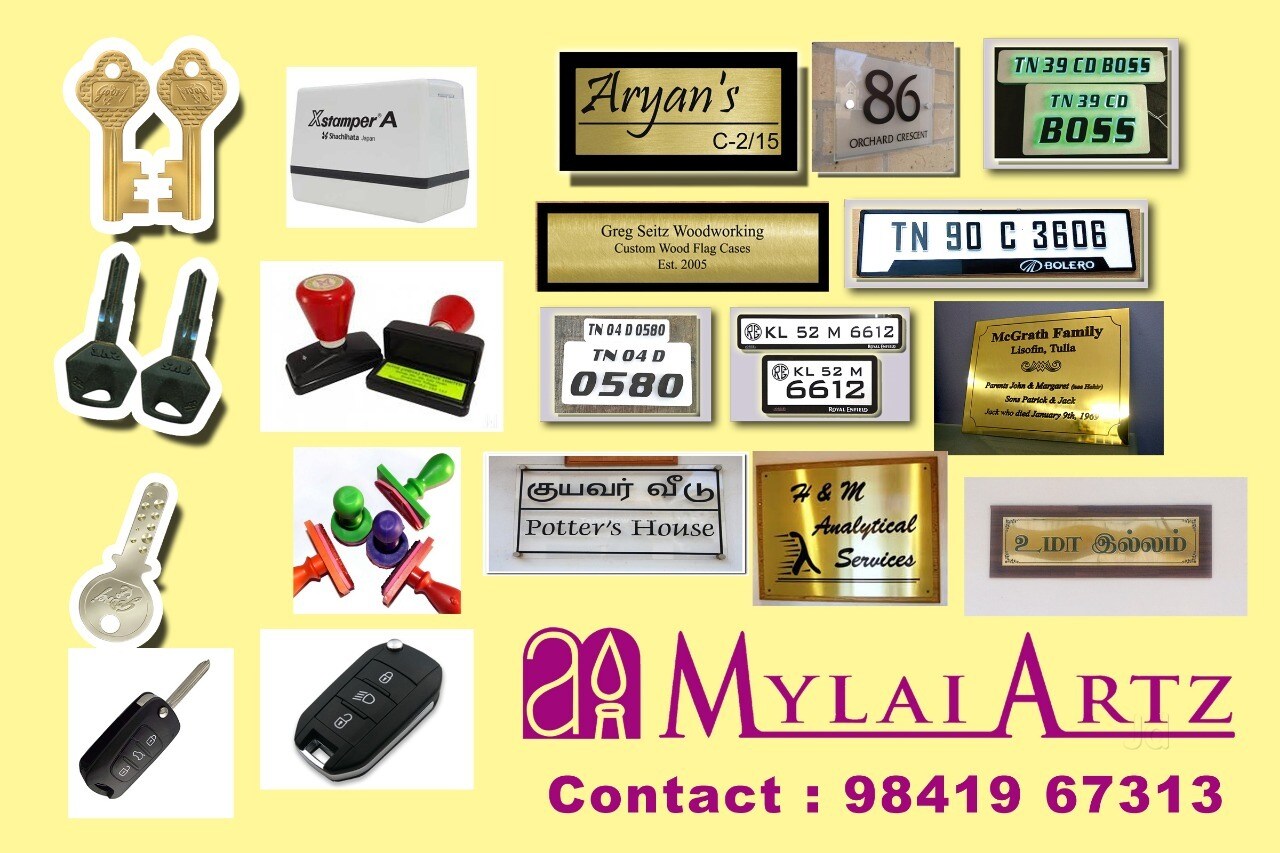 Mylai Artz in Raja Annamalai Puram, Chennai - Best Glow Sign Board ...