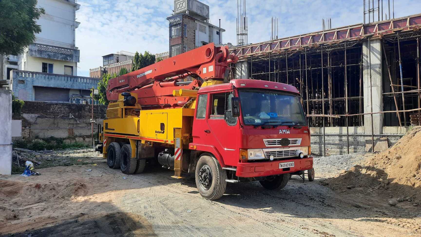 CONCRETE BOOM PUMP in Chennai at ₹ 375 / Cu.mtr by Concrete Service ...