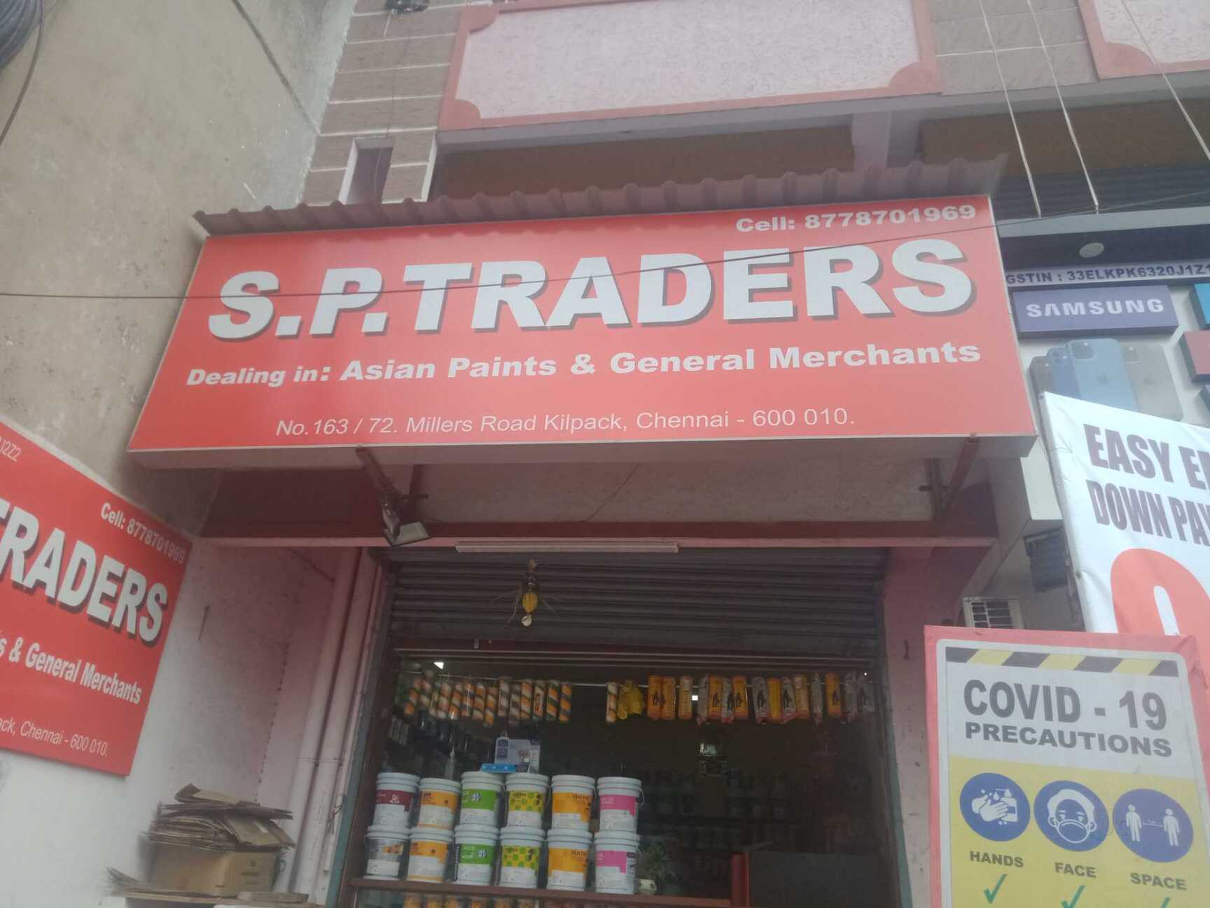 Sp Traders in Kilpauk, Chennai - Best Paint Dealers in Chennai - Justdial