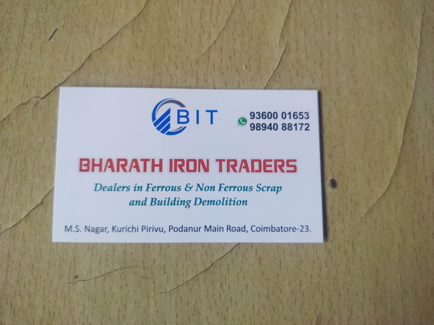 Bharath Iron Traders in Podanur, Coimbatore - Best Scrap Buyers in ...