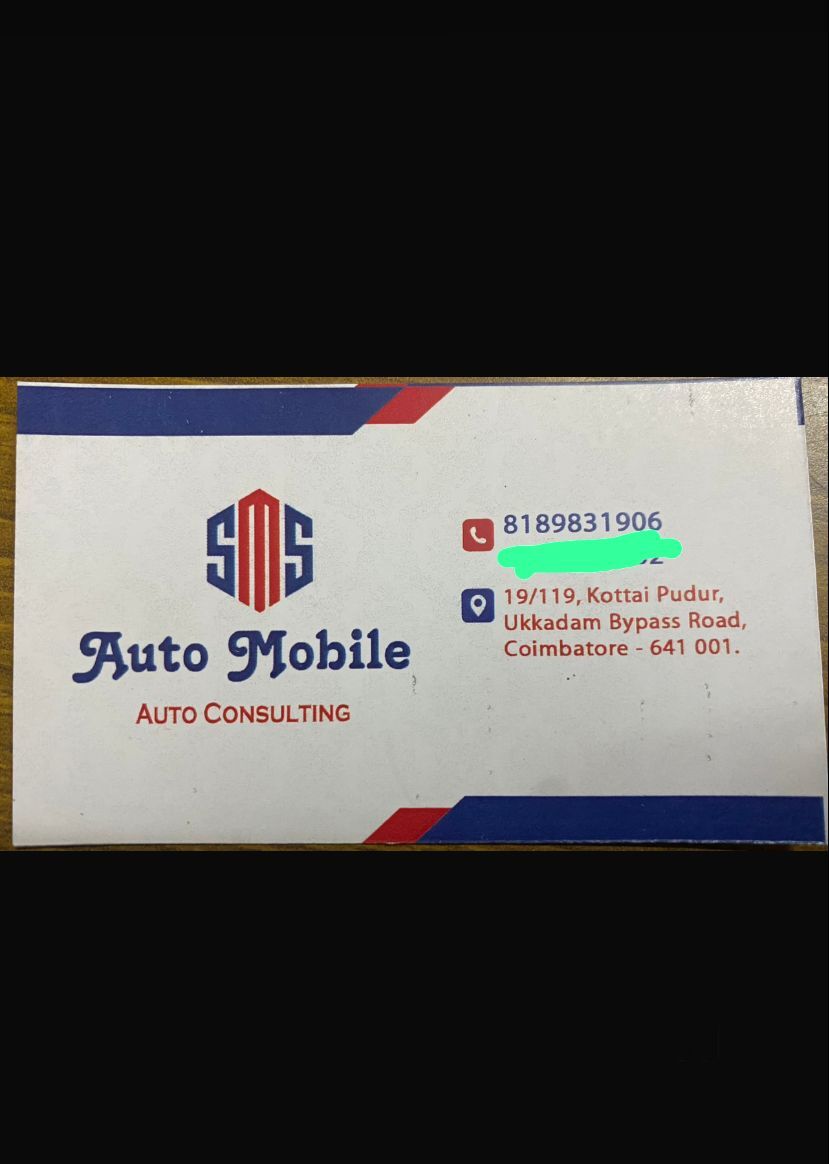 S M S Auto Mobile in Ukkadam, Coimbatore - Best Automobile Part Dealers ...