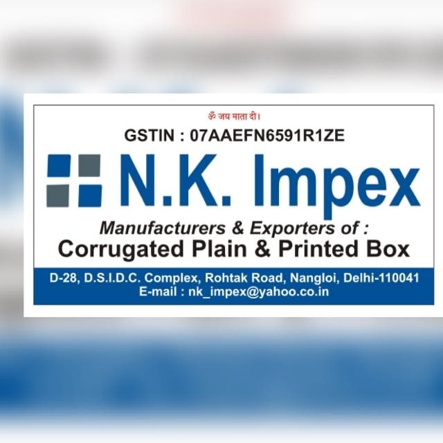 N K Impex in Nangloi, Delhi - Best Corrugated Box Manufacturers in ...