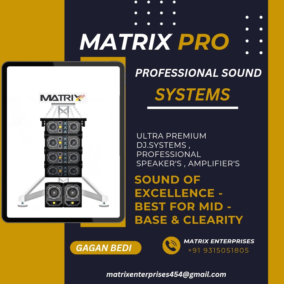 Matrix Enterprises in Red Fort, Delhi - Best Line Array System ...