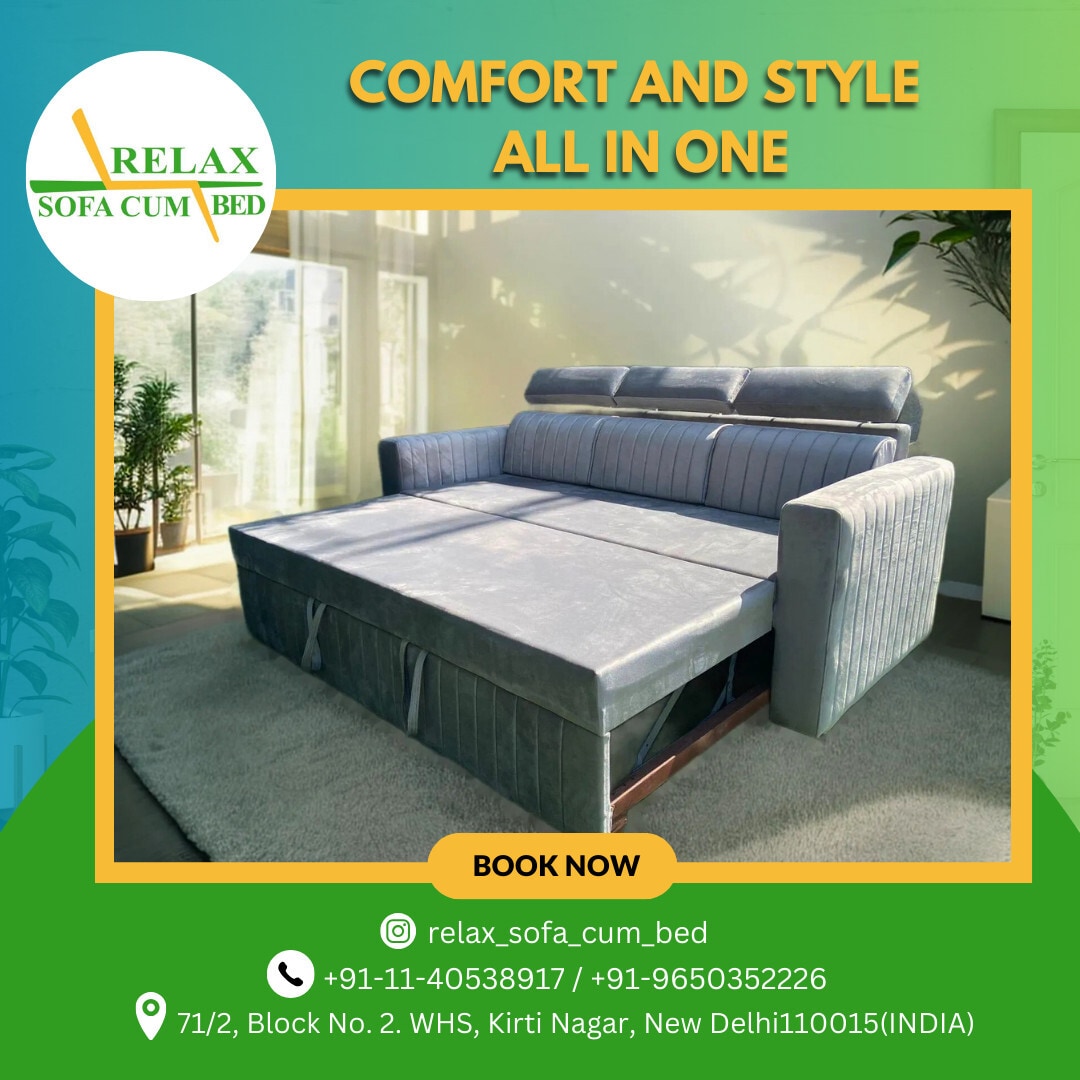 Relax Sofa Cum Bed in Kirti Nagar Delhi Best Furniture Dealers in Delhi Justdial