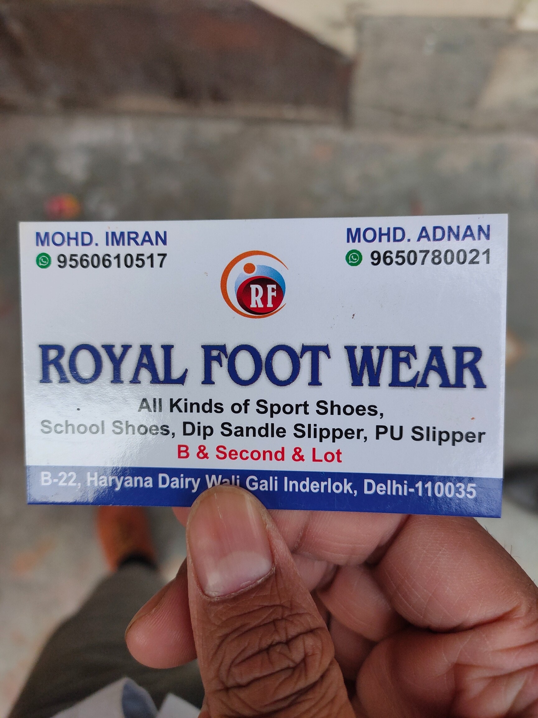 Royal Foot Wear in Indralok, Delhi - Best Shoe Manufacturers in Delhi ...