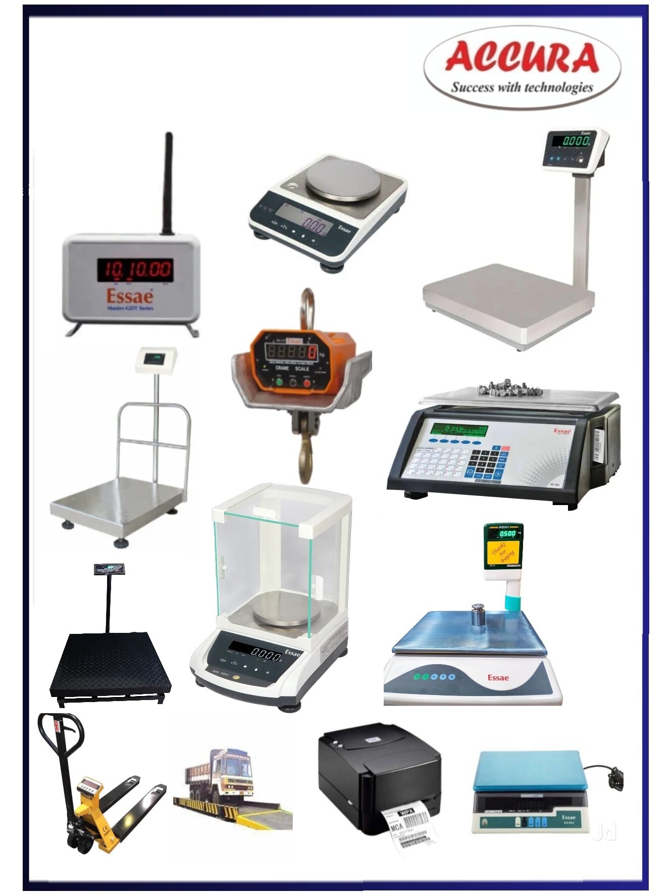 Essae DP-810 Data Printer Scale in Noida at ₹ 43,000 / Unit by Accura ...